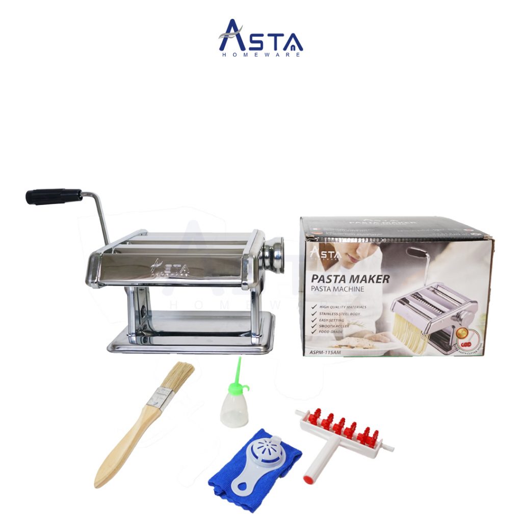 Gilingan Mie Asta Pasta Maker Ampia - Silver - Asta Homeware